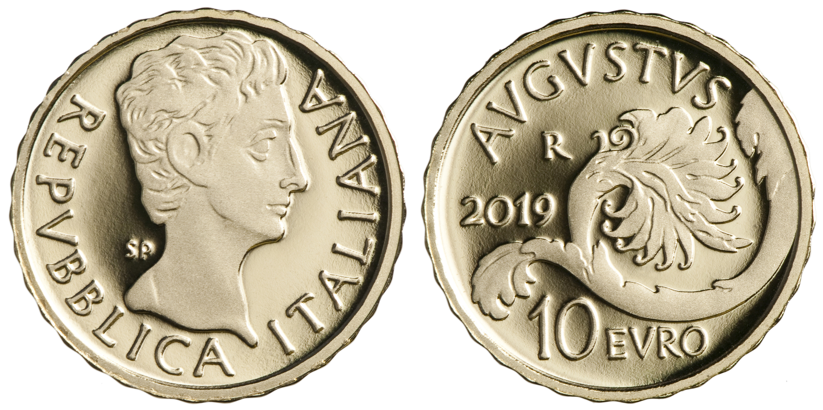 Augustus featured on modern coin | MünzenWoche