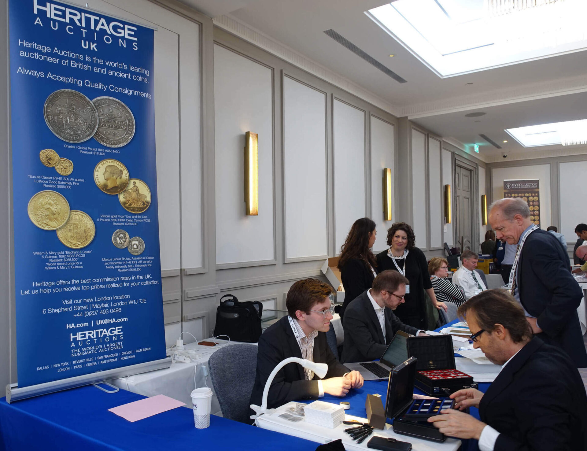 Coin Dealers From All Over the World at Coinex in London | MünzenWoche