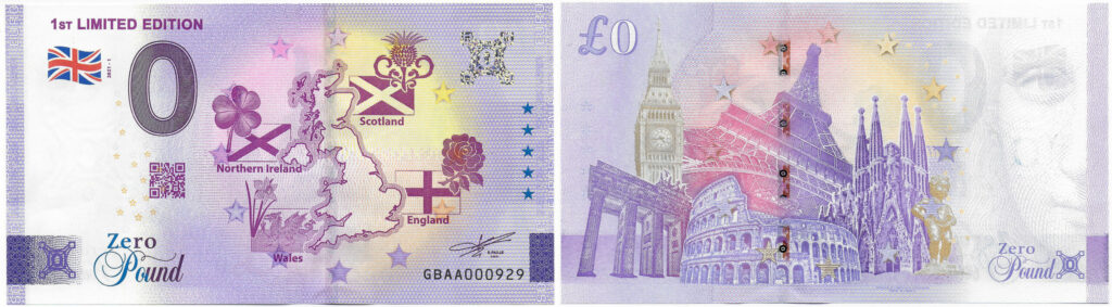 A Close Look at Great Britain’s £0 Souvenir Notes | MünzenWoche
