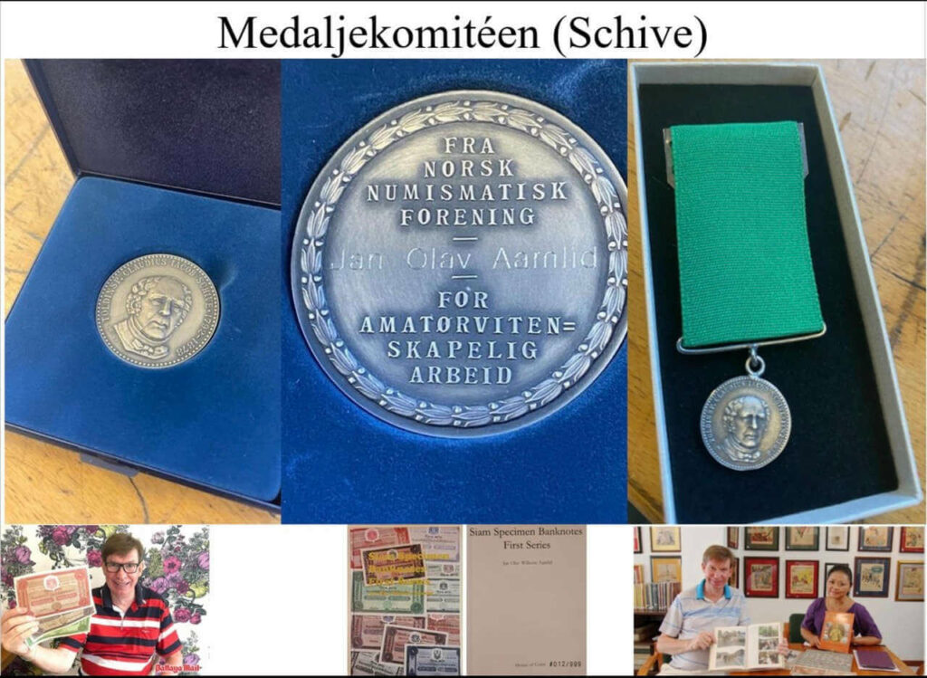 Jan Olav Wilborn Aamlid Receives Schive Medal | MünzenWoche